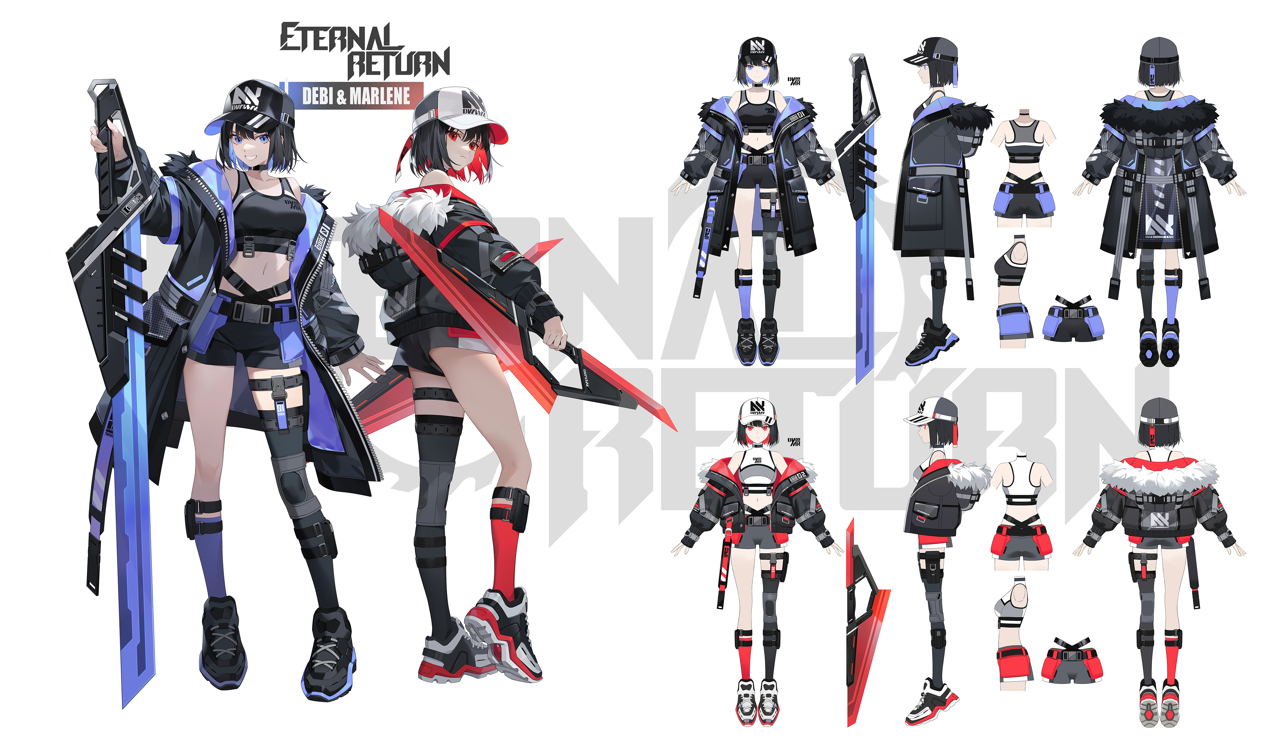 [New Character] Debi & Marlene Concept Art :: Eternal Return