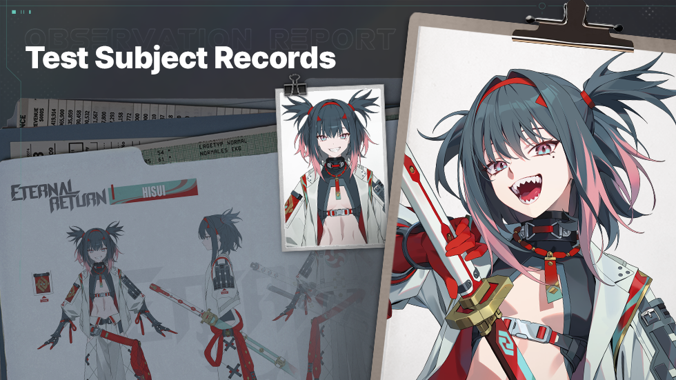 Test Subject Records - Hisui :: Eternal Return