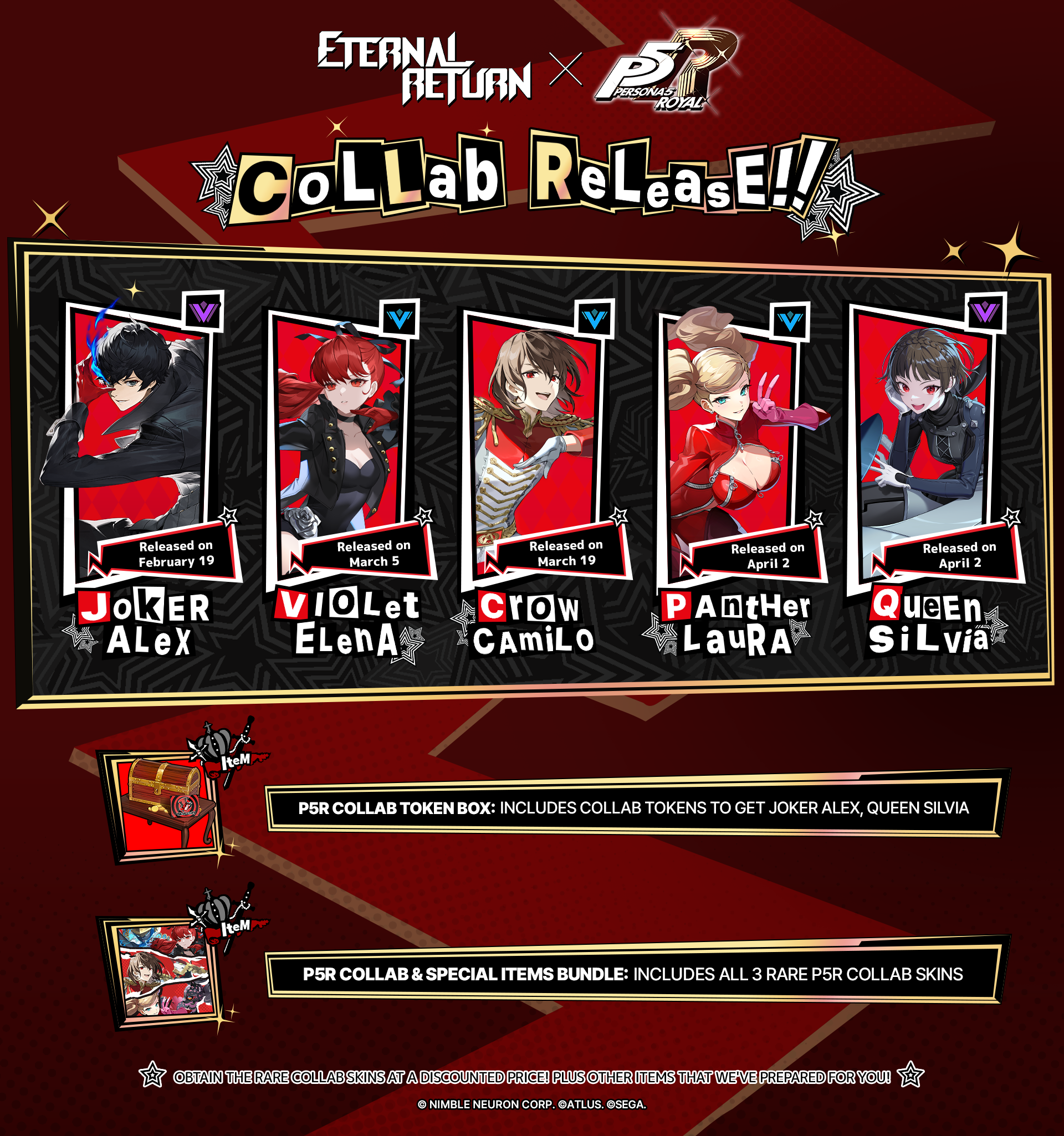 Eternal Return X Persona 5 Royal Collab Release! Check out the items ...